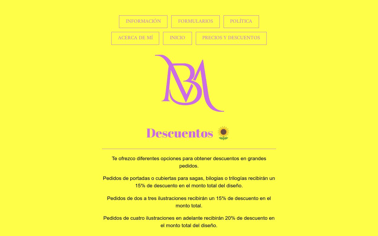 Precios y descuentos